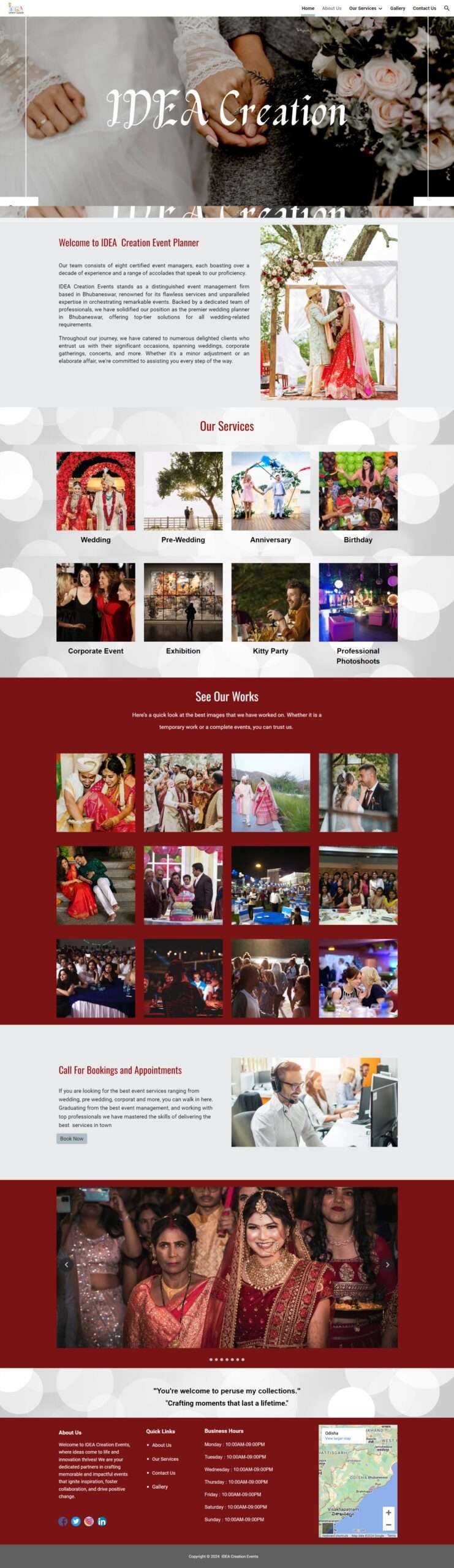 IDEA Creation Portfolio by Webzin Infotech